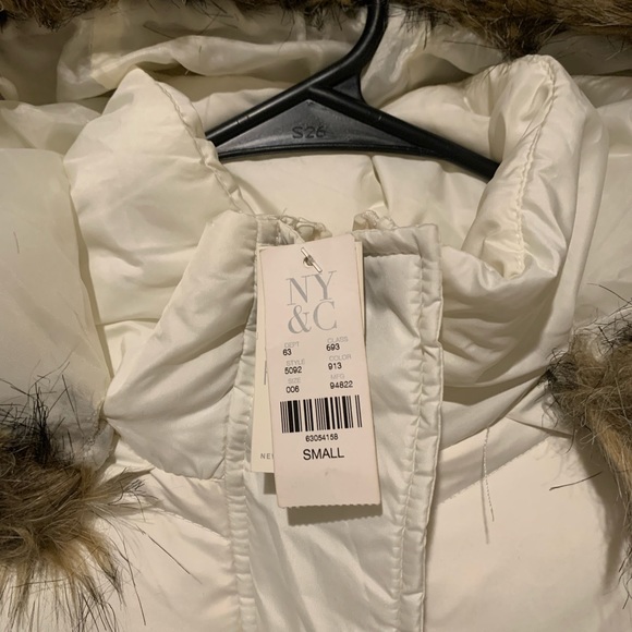 New York & Company | Jackets & Coats | New York Company Puffer Cream ...